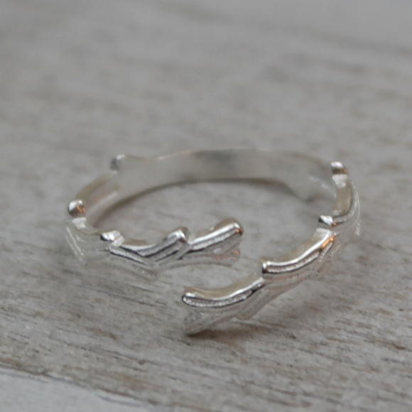 REVITALIZED | Jewelry | 32 Silver Branch Ring | Poshmark
